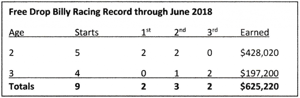 Free Drop Billy – Classic Champion Thoroughbreds